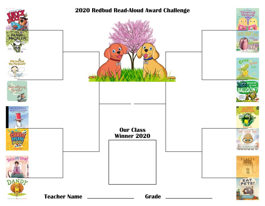 2020 Redbud Bracket and Spine Labels - Brown Brothers Books