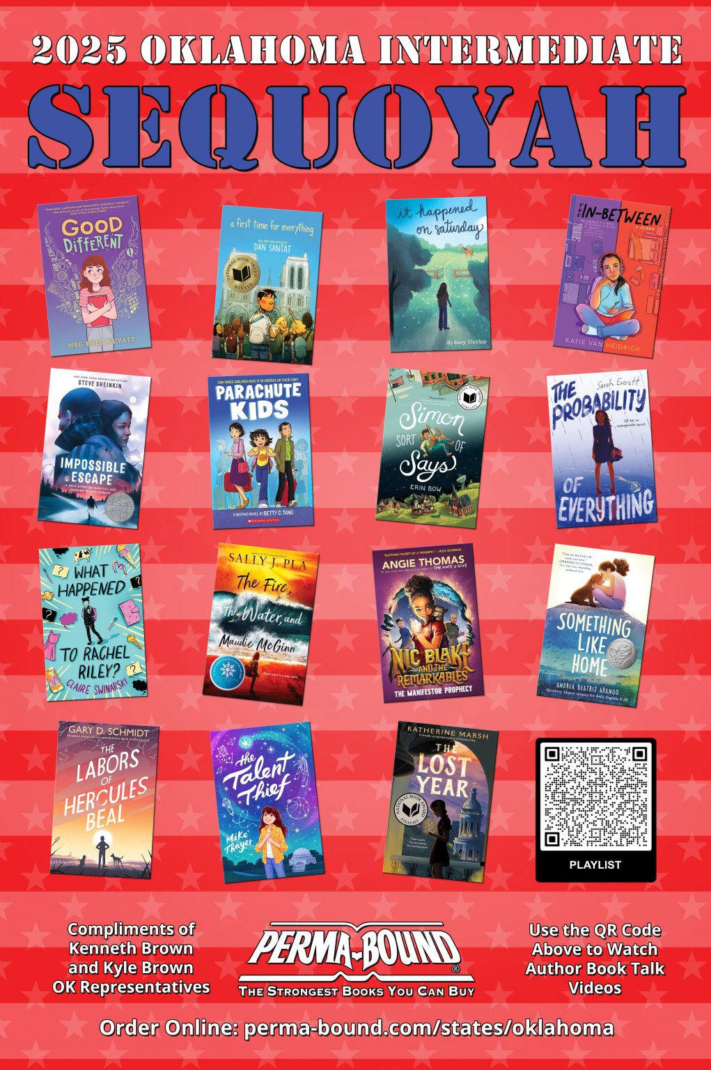 2025 Sequoyah Book Award Masterlists - Brown Brothers Books