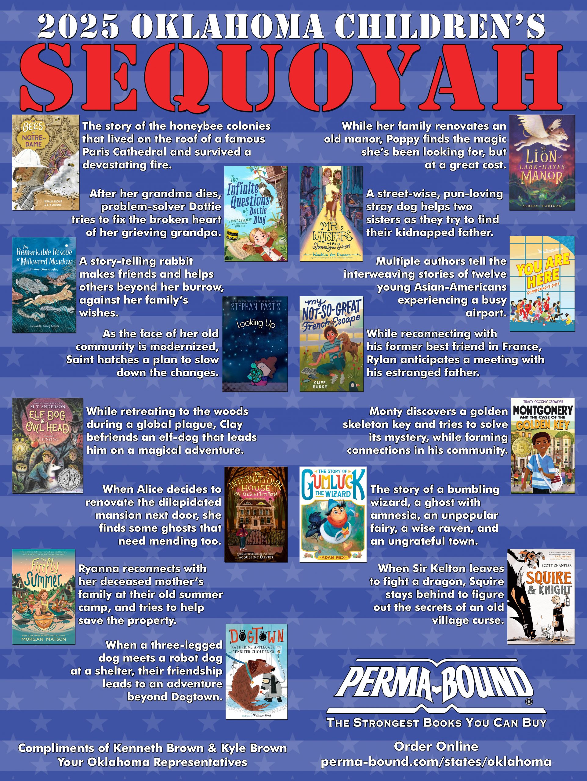 2025 Sequoyah Book Award Masterlists - Brown Brothers Books